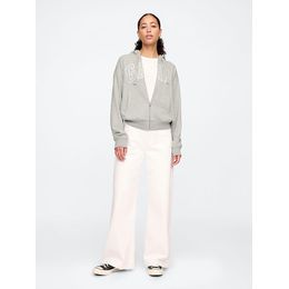 GAP Sweatjacke in Grau - 62% | Gr&ouml;&szlig;e XXL | Damen-sweatshirts-jacken