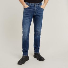 G-Star Raw G-Star Herren G-STAR Slim-fit-Jeans &raquo;3301 Slim&laquo; mit toller Waschung und Elasthan blau 32, L&auml;nge 32