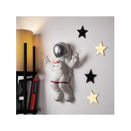Evila Wanddekor "Astronaut" in Wei&szlig; - (B)35 x (H)47 x (T)10 cm - 73% | Wanddekoration