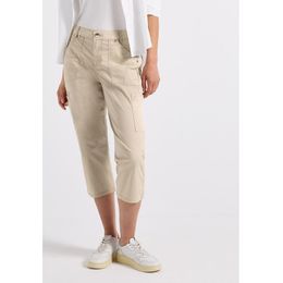Street One Caprihose in Beige - 50% | Gr&ouml;&szlig;e W44/L22 | Damenhosen