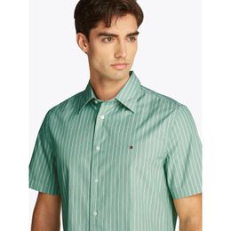Tommy Hilfiger Herren Kurzarmhemd &raquo;FLEX POPLIN RETRO STP SS SHIRT&laquo; S, N-Gr
