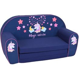 KNORRTOYS Sofa &raquo;Magic Unicorn&laquo; f&uuml;r Kinder; Made in Europe blau