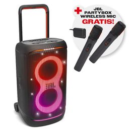 JBL Party-Lautsprecher &raquo;JBL Set: PartyBox Stage 520 + Gratis-Mikrofon-Set (UVP 129,99)&laquo; (A2DP Bluetooth AVRCP Bluetooth Bluetooth Bass- und 