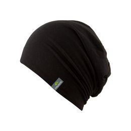 Chillouts Herren Chillouts Beanie &raquo;Acapulco Hat&laquo; Leichte Slouch-M&uuml;tze mit urbanem Look schwarz