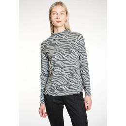 Haily's Haily&rsquo;s Damen HaILY&rsquo;S Langarmshirt &raquo;LS P TP Ol44ivia&laquo; grau M (38)
