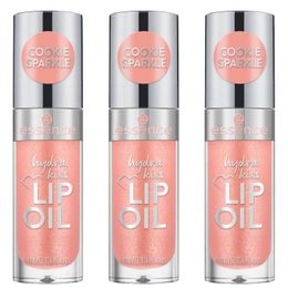 Essence Damen Lipgloss &raquo;hydra kiss LIP OIL&laquo; 3-tlg., gl&auml;nzend, pflegend, feuchtigkeitsspendend
