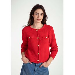 More & More More & More Cardigan in Rot - 68% | Gr&ouml;&szlig;e 36 | Damen-pullover-cardigans