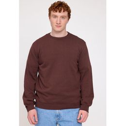 Mazine Sweatshirt "Baru" in Braun - 72% | Gr&ouml;&szlig;e S | Herren-plussize