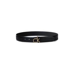Calvin Klein Damen Lederg&uuml;rtel &raquo;CK BUCKLE BELT 30MM&laquo; schwarz