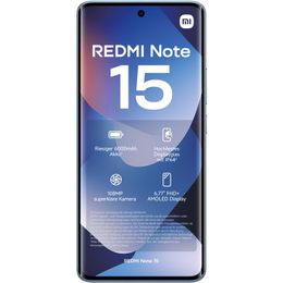 Xiaomi Smartphone &raquo;Redmi Note 15 6+128&laquo; Glacier Blue MediaTek Helio G100-Ultra