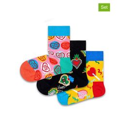 Happy Socks 3tlg. Geschenkset in Bunt - 70% | Gr&ouml;&szlig;e 13-21 | Babysocken-strumpfhosen