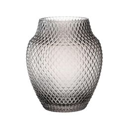 Leonardo Vase "Poesia" in Grau - (H)22,5 x &Oslash; 19 cm - 33% | Kerzen-vasen