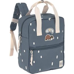 L&auml;ssig L&auml;ssig Damen L&Auml;SSIG Kinderrucksack &raquo;Happy Prints, Mini Square Backpack, Midnight Blue&laquo; blau