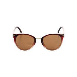 Laura Scott Damen Sonnenbrille Tropfen-Design, Vollrandrahmen, altrosa mit Farbverlauf
