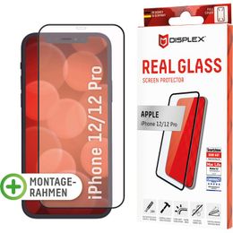 Displayschutzglas &raquo;Displex Real Glass Panzerglas f&uuml;r Apple iPhone 12/12 Pro (6,1")&laquo; f&uuml;r Apple iPhone 12 / 12 Pro 1 Stk. tlg. transparent Das 