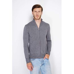 William de Faye Cardigan in Grau - 77% | Gr&ouml;&szlig;e 46 | Herren-pullover-cardigans
