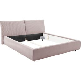 Home Affaire Polsterbett &raquo;Priora in 4 Breiten bis 200cm&laquo; auch in NaturLEDER, Cord, belastbar bis 280kg, auch &Uuml;berl&auml;nge 220 cm rosa 88% Polyester / 12%