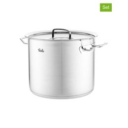 Fissler 2tlg. Set: Edelstahl-Kochtopf "Profi Collection " - &Oslash;24 cm - 33% | Kochgeschirr