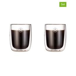 Laguiole 2er-Set: Kaffeebecher in Transparent - 250 ml - 14% | Gedeckter-tisch