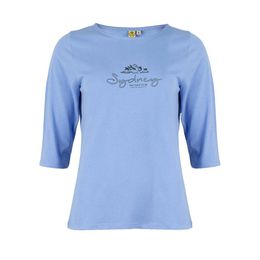 Roadsign Longsleeve in Hellblau - 54% | Gr&ouml;&szlig;e S | Damen-tops
