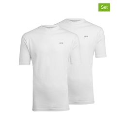 McGregor 2er-Set: Shirts in Wei&szlig; - 39% | Gr&ouml;&szlig;e L | Herren-plussize