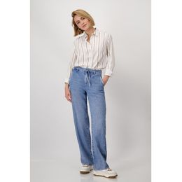 monari Jeans - Wide Leg fit - in Blau - 76% | Gr&ouml;&szlig;e 34 | Damenjeans
