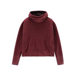 Jeanne Baret Fleecehoodie "Rochefort" in Pflaume - 55% | Gr&ouml;&szlig;e 44 | Damen-sweatshirts-jacken