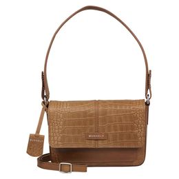 Burkely Leder-Schultertasche "Cool Colbie" in Cognac - (B)22 x (H)16 x (T)7 cm - 54% | Damen-taschen