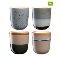 Leonardo 4er-Set: Becher in Grau/ Beige - 330 ml - 39% | Gedeckter-tisch
