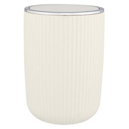 Wenko Schwingdeckeleimer "Agropoli" in Creme - 5,5 l - 16% | Muelleimer