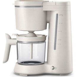 Philips Filterkaffeemaschine &raquo;HD5120/00 Eco Conscious Collection&laquo; 1,2 l Kaffeekanne Papierfilter 1x4 aus biobasiertem Kunststoff, Seidenwei&szlig; matt wei&szlig; 