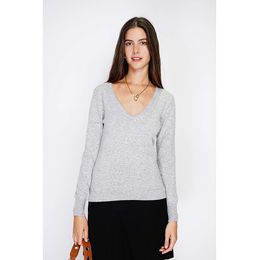 William de Faye Pullover in Hellgrau - 73% | Gr&ouml;&szlig;e 36 | Damen-pullover-cardigans
