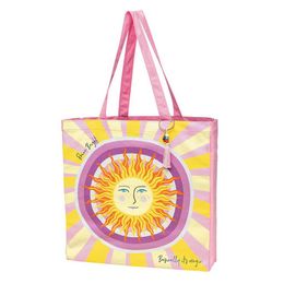 moses. Shopper "Shine Bright" in Rosa/ Gelb - (B)37 x (H)38 x (T)13 cm - 12% | Kinder-rucksaecke-taschen