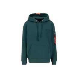 Alpha Industries Herren Hoodie &raquo;Red Stripe Hoodie&laquo; gr&uuml;n S