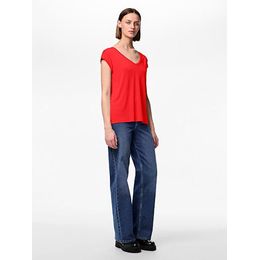 Pieces Shirt "Kamala" in Rot - 67% | Gr&ouml;&szlig;e M | Damen-tops