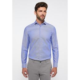 Eterna Herren Langarmhemd &raquo;SLIM FIT&laquo; NON IRON (b&uuml;gelfrei) blau 41, Normalgr&ouml;&szlig;en