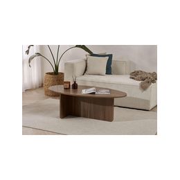 Evila Couchtisch in Braun - (B)120 cm - (H)40 cm - (T)65 cm - 70% | Tische