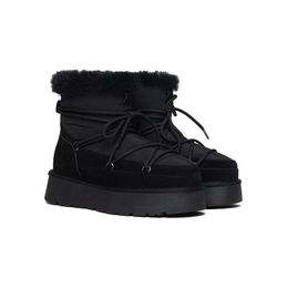 Gooce Leder-Winterboots "Warm" in Schwarz - 45% | Gr&ouml;&szlig;e 39 | Damen-stiefel