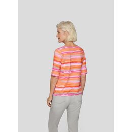 Rabe Damen T-Shirt mit Farbverlauf orange 40