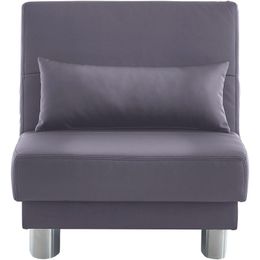 Home Affaire Schlafsofa &raquo;Gina&laquo; mit einem Handgriff vom Sofa zum Bett braun 100% PU