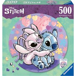 Ravensburger Puzzle &raquo;Disney, Stitch&laquo; + Poster; Made in Europe bunt Pappe