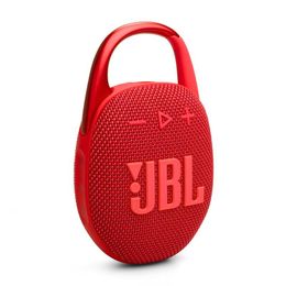 JBL Bluetooth-Lautsprecher &raquo;Clip 5&laquo; (Bluetooth Lautst&auml;rkeregelung 7 W) ultra-kompakt, wasser- und staubgesch&uuml;tzt (IP67), 7 Watt RMS rot JBL Portable 