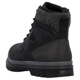 Rieker Herren Winterstiefelette Winterboots, Schn&uuml;rboots mit Innenrei&szlig;verschluss und Tex 45
