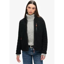 Superdry Damen Fleecejacke &raquo;OUTDOOR FULL ZIP FLEECE&laquo; schwarz L