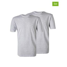 McGregor 2er-Set: Shirts in Hellgrau - 47% | Gr&ouml;&szlig;e S | Herren-plussize