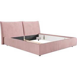 Home Affaire Polsterbett &raquo;Priora in 4 Breiten bis 200cm&laquo; auch in NaturLEDER, Cord, belastbar bis 280kg, auch &Uuml;berl&auml;nge 220 cm rosa 95% Polyester / 5% 