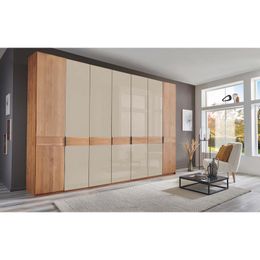 Wiemann Kleiderschrank &raquo;Cardiff, Massivholzt&uuml;ren in Kombination mit Glas- oder Spiegelt&uuml;ren&laquo; 4 Breiten, 2 H&ouml;hen 216/236cm ausw&auml;hlbar, hochwertiges 