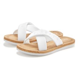 ELBSAND Damen Badepantolette &raquo;Badelatsche,Badeschuhe, Badeschlappe, Sandale, Sommerschuh, Pantolette&laquo; Zehentrenner mit wasserabweisender und 