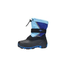 Kangaroos Gummistiefel "Kanga-Bean V" in Schwarz/ Blau - 39% | Gr&ouml;&szlig;e 33 | Kinder-outdoor-sport-schuhe