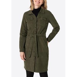 Timezone Cordkleid in Khaki - 66% | Gr&ouml;&szlig;e XS | Damen-kleider